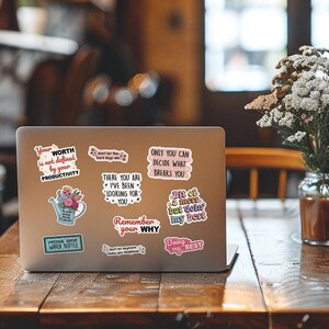 10pcs Motivational Stickers Pack, Inspirational Stickers, Positive ...