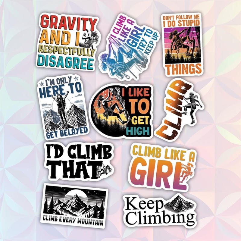Climbing Decals - Etsy