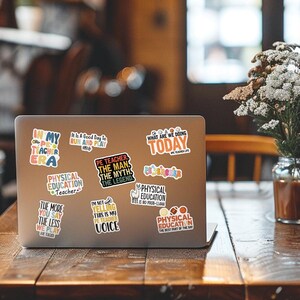 10pcs Physical Education Teacher Stickers Pack, PE Teacher Stickers, PE ...