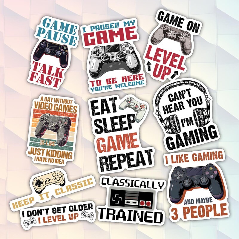 Game Console Logo Sticker - Etsy