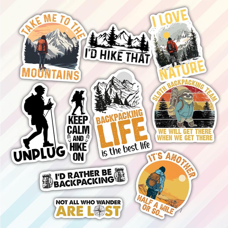 Mountain Sticker - Etsy