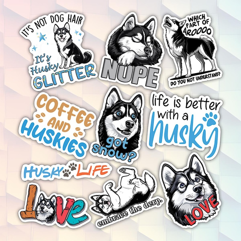 Husky Decal - Etsy