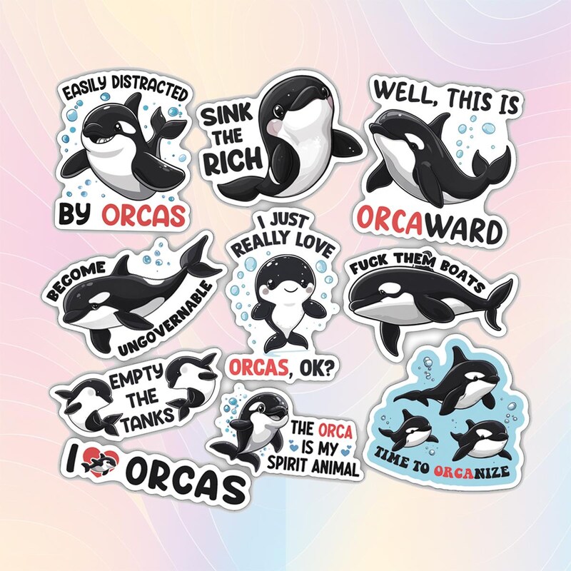 Orca Whale Decal - Etsy