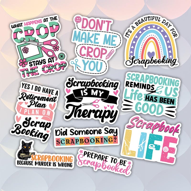 Scrapbook Stickers - Etsy