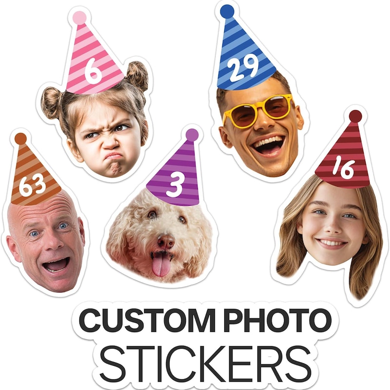 Face Stickers - Etsy
