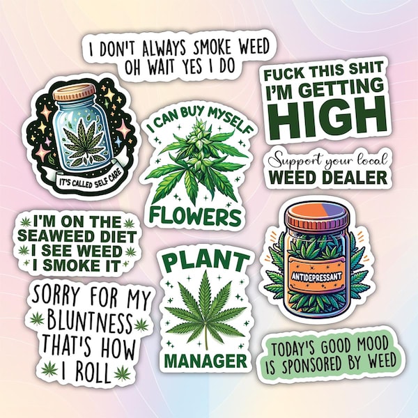 Weed Stickers - Etsy