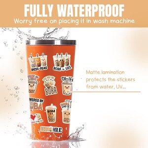 10pcs Bubble Tea Sticker Pack – Powered by Boba, Boba Holic, Boba is ...