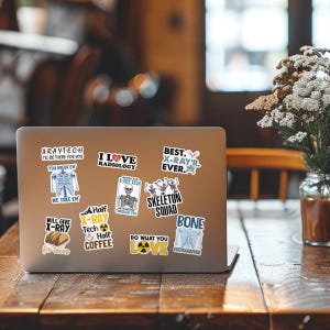 10pcs Radiology Stickers Pack, X-ray Tech Decals, Radiology Tech Decal ...