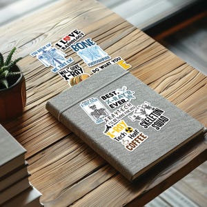 10pcs Radiology Stickers Pack, X-ray Tech Decals, Radiology Tech Decal ...