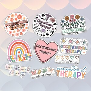 10pcs Occupational Therapist Stickers – Occupational Therapy Hero, Gift ...