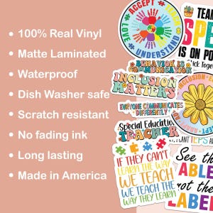10pcs Special Education Teacher Stickers Pack, SPED Teacher ...