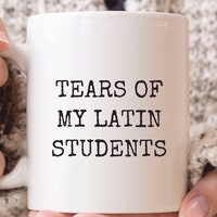 Latin Teacher Gift - Latin Teacher Coffee Mug - Funny Latin Language ...