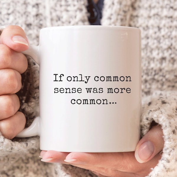 Common Sense Mugs - Etsy