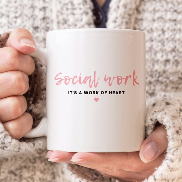 Social Work Cup - Etsy