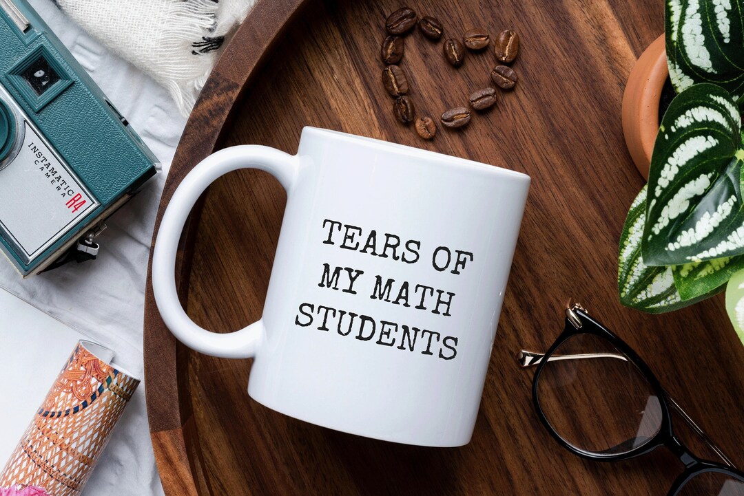 Math Teacher Mug, Funny Math Teacher Gifts, Tears of My Math Students ...