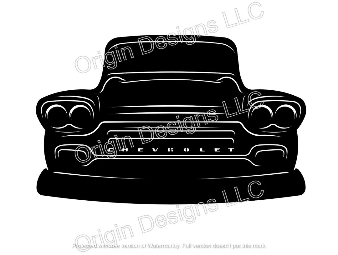 Chevrolet Apache Digital Download File, SVG, PDF, DXF - Etsy