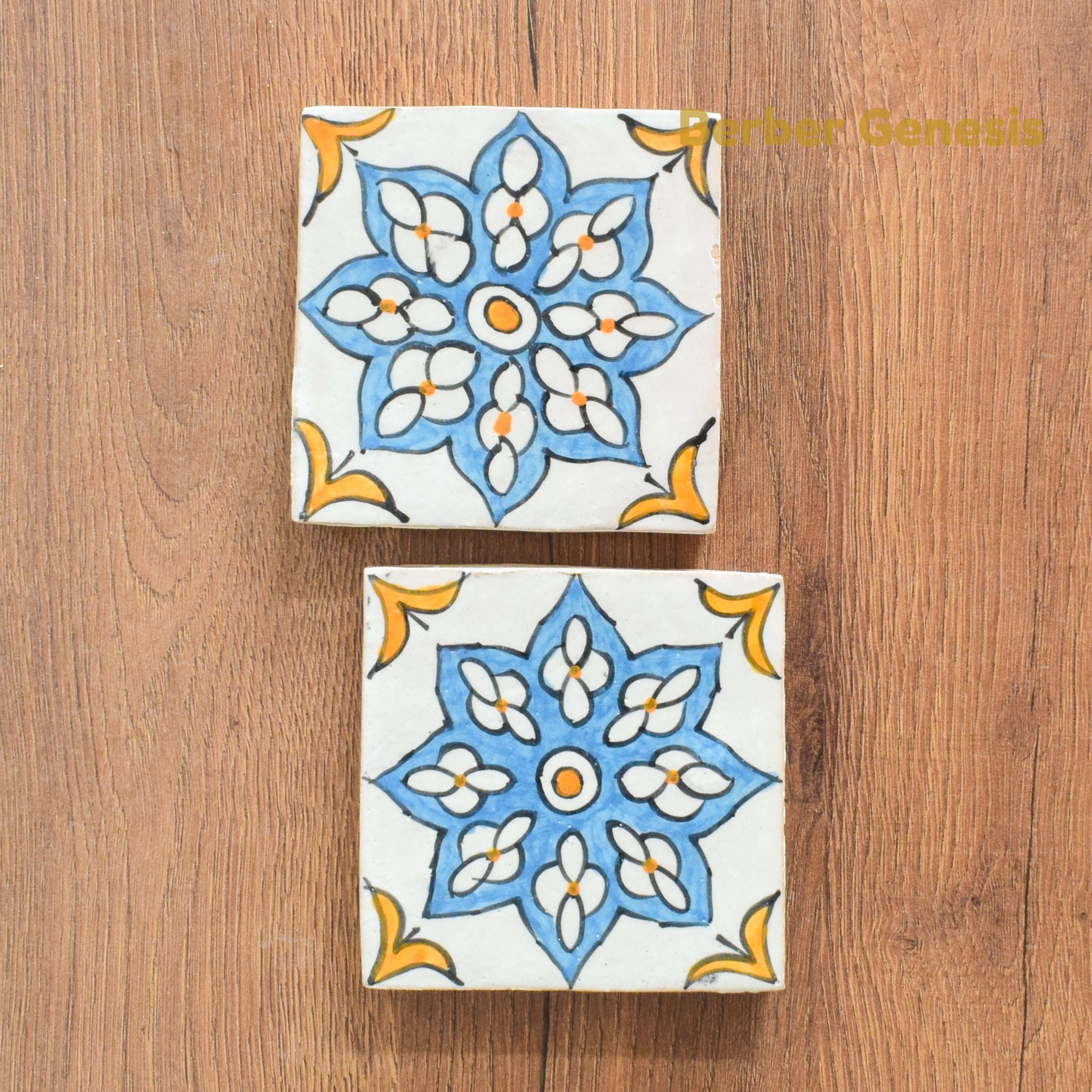 Decorative Ceramic Tiles 10 Cm X 10 Cm - Glossy & Shinny Tiles - Wall ...