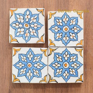 Decorative Ceramic Tiles 10 Cm X 10 Cm - Glossy & Shinny Tiles - Wall ...