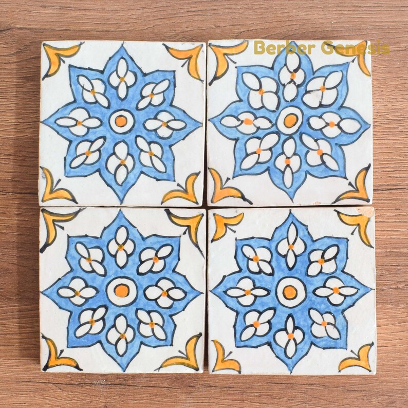 Decorative Ceramic Tiles 10 Cm X 10 Cm - Glossy & Shinny Tiles - Wall ...