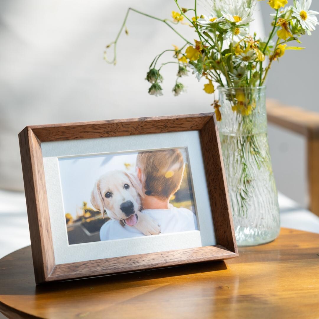 Rosewood Picture Frame | Table-top Art Display Frame | Free Photo Print ...