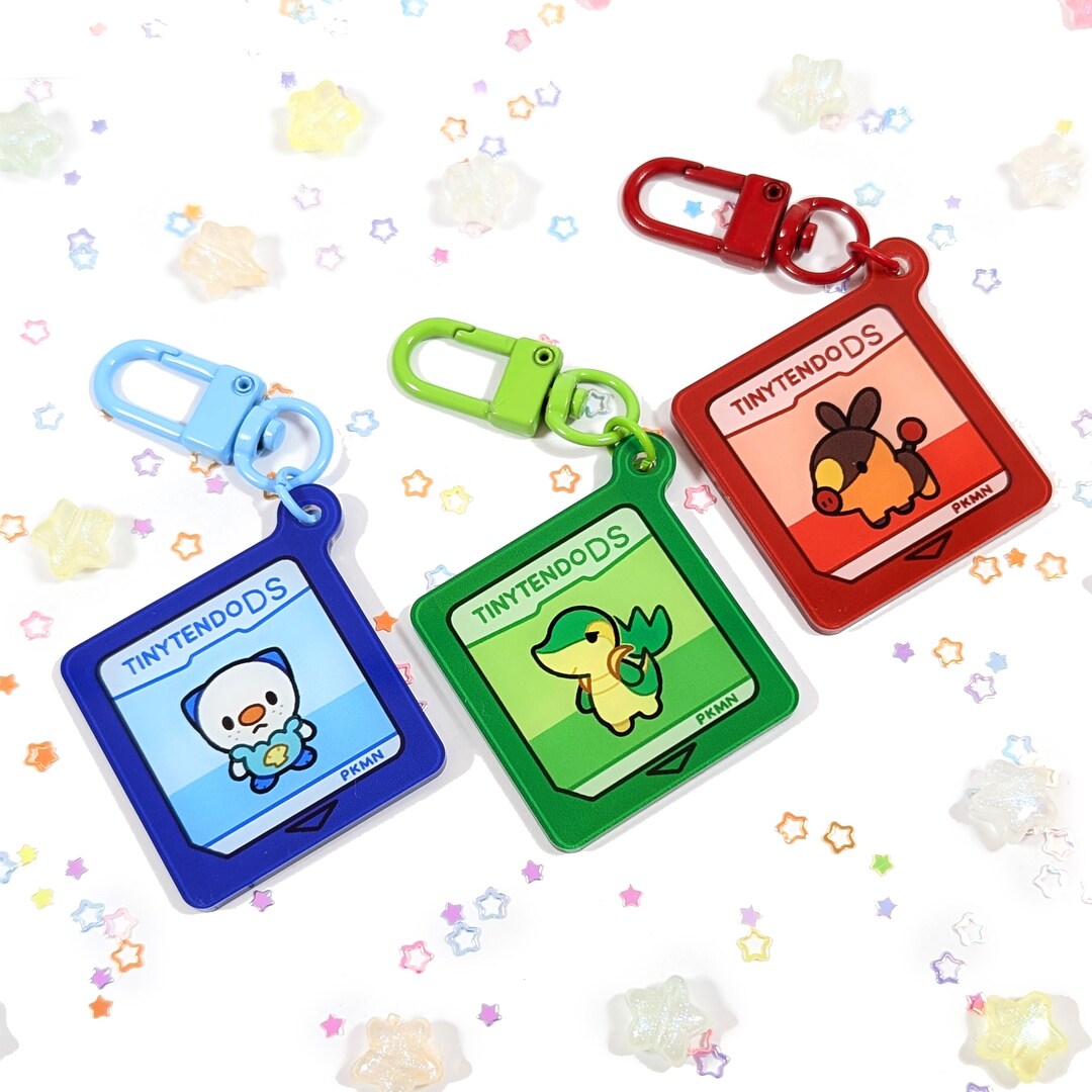 Pokemon Starter 5 Generation. Oshawott, Snivy and Tepig Keychains - Etsy