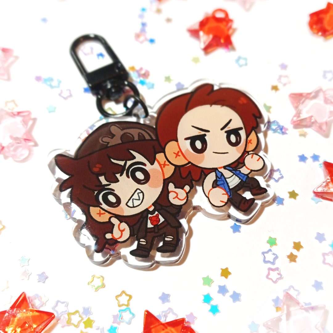 Stranger Things Keychain, Eddie and Steve - Etsy