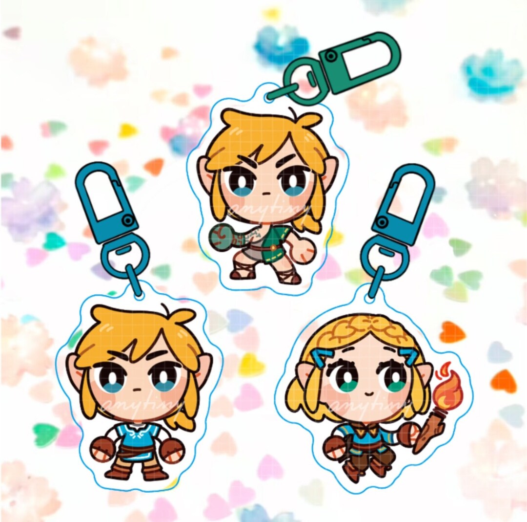 Zelda Breath of the Wild and Tears of the Kingdom Keychains - Etsy
