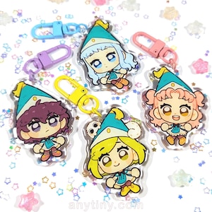 Witch Hat Atelier Keychain! Coco, Tetia, Richeh, Agott, Qifrey and ...