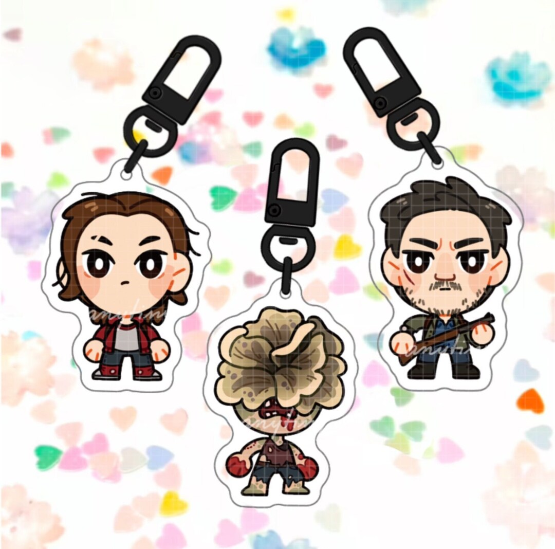 The Last of Us. Ellie Joel and Clicker Keychains Epoxy - Etsy Canada