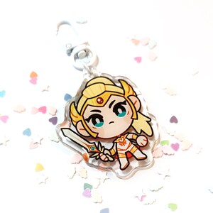 She-ra, Catra and Adora, Keychains Epoxy - Etsy