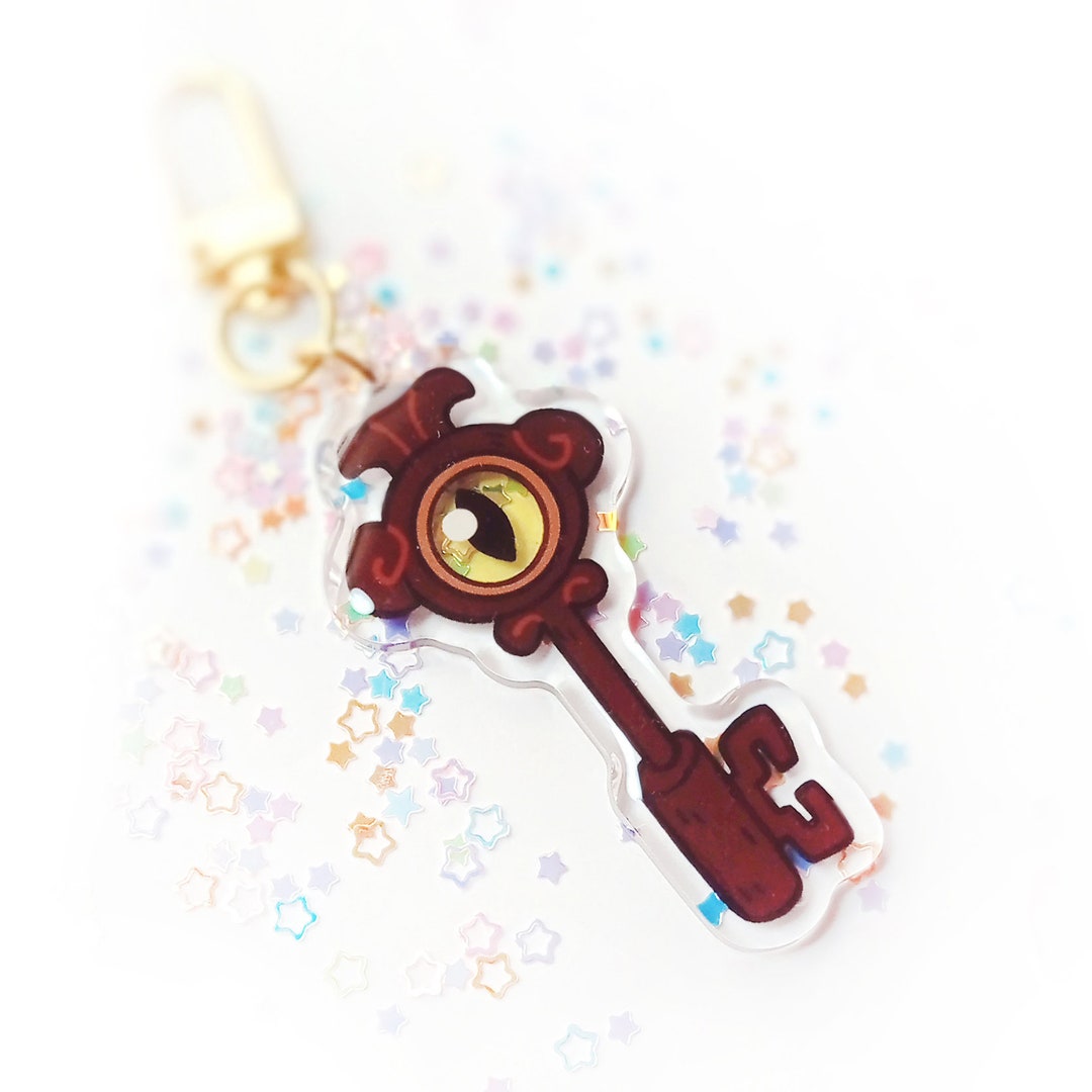 Portal Key, the Owl House Keychain Epoxy - Etsy