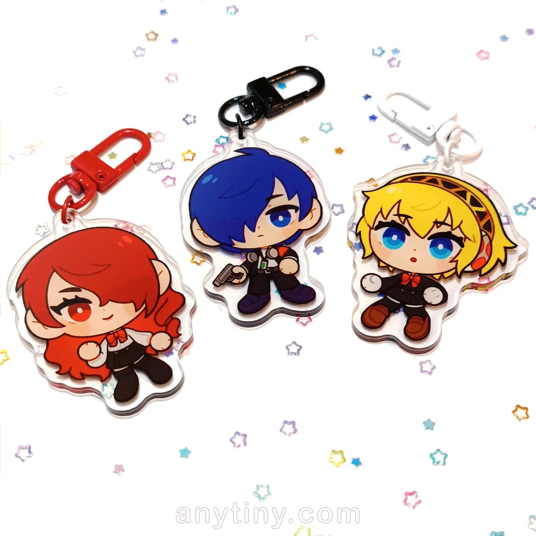Persona 3 Reload, Makoto Yuki, Mitsuru Kirijo and Aigis Keychains! - Etsy