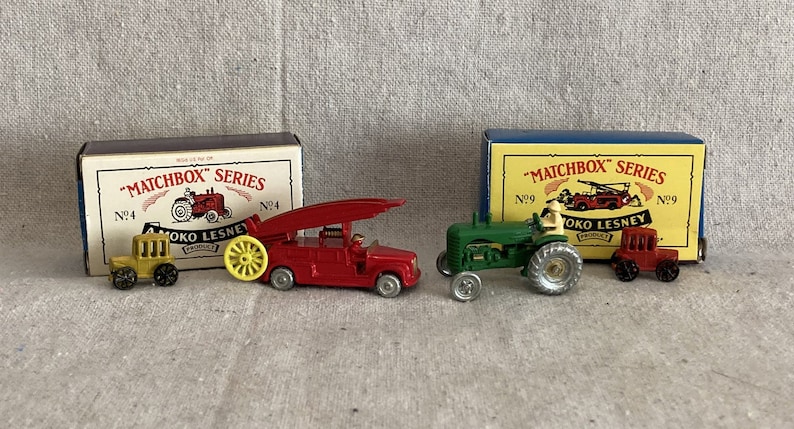 Vintage "matchbox Series" Metal Vehicle Set - Etsy