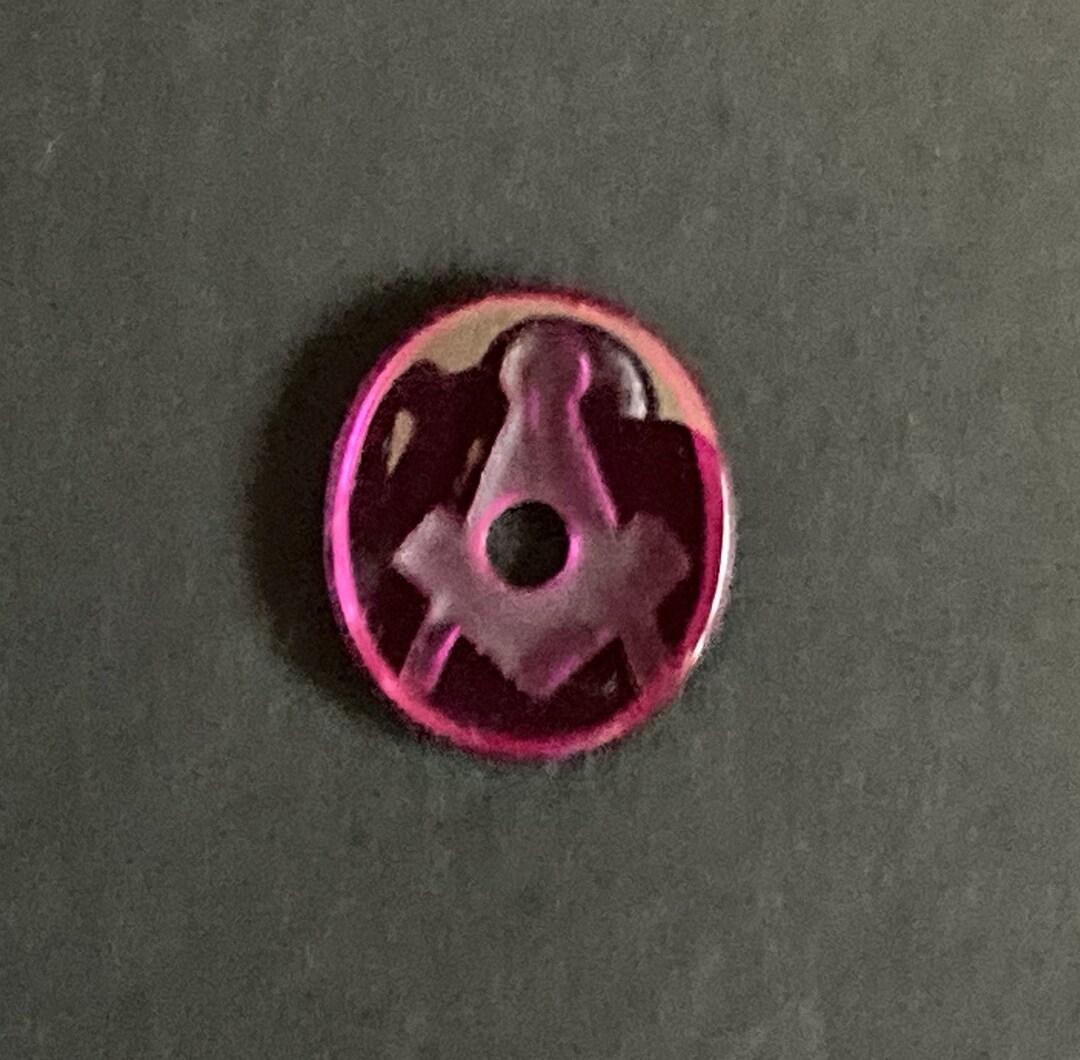 Antique Freemason Ruby Stone Button - Etsy
