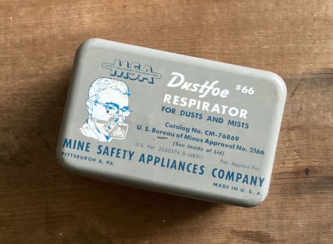 Vintage MSA Dustfoe 66 Respirator Kit Mine Safety Appliance - Etsy