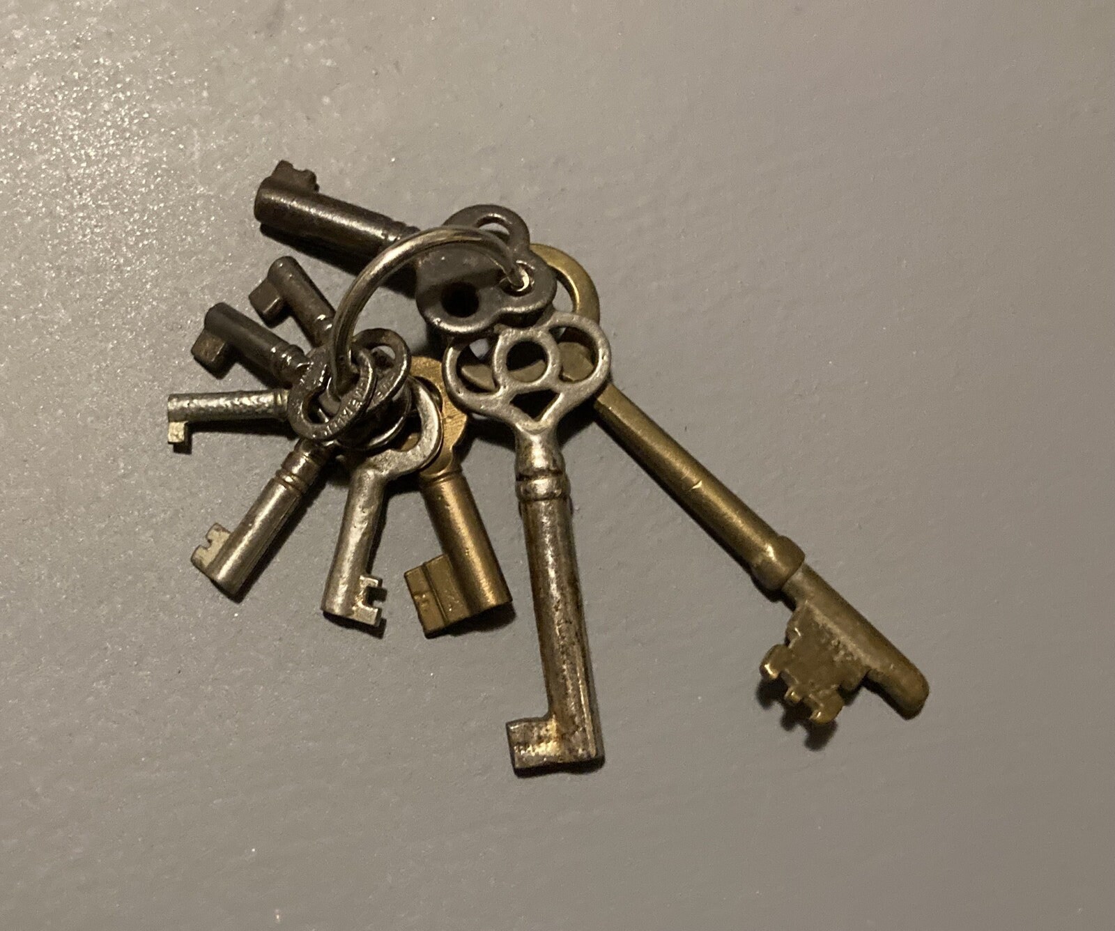Vintage Skeleton Key Lot 9 TOTAL - Etsy