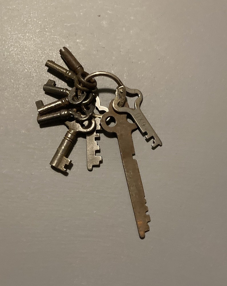 Vintage Skeleton Key Lot - (#9 TOTAL) - Etsy