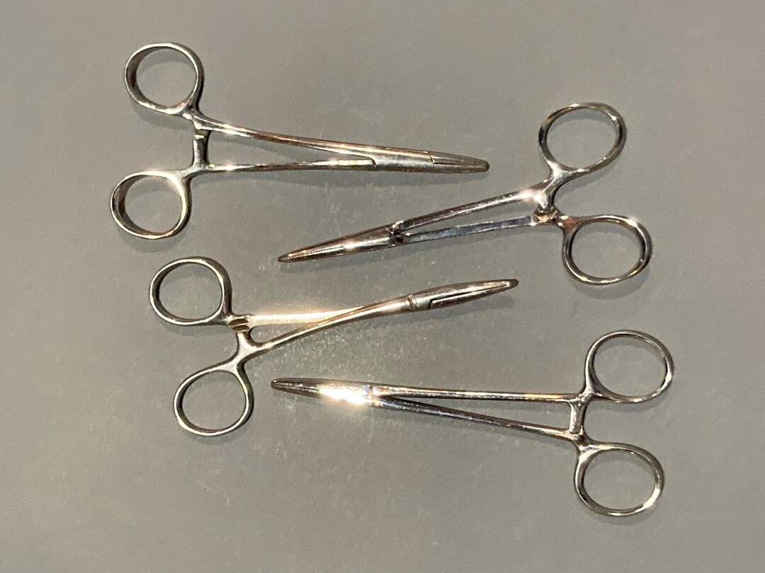 Medium-clamp Medical Hemostatic Forceps Set - Lot of 4 - Etsy