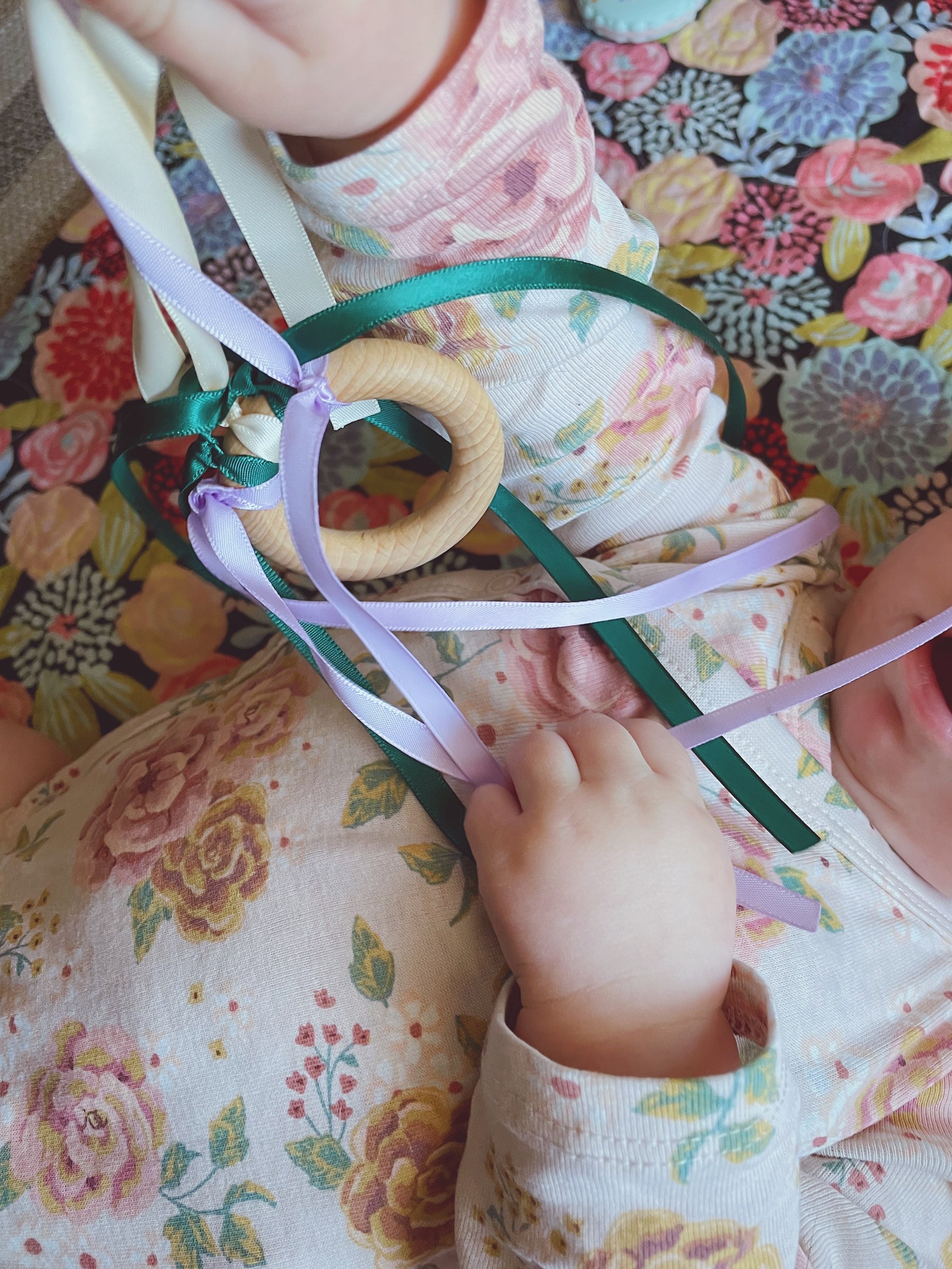 Montessori Sensory Ribbon Toy Wooden Baby Toy Sensory Toy - Etsy