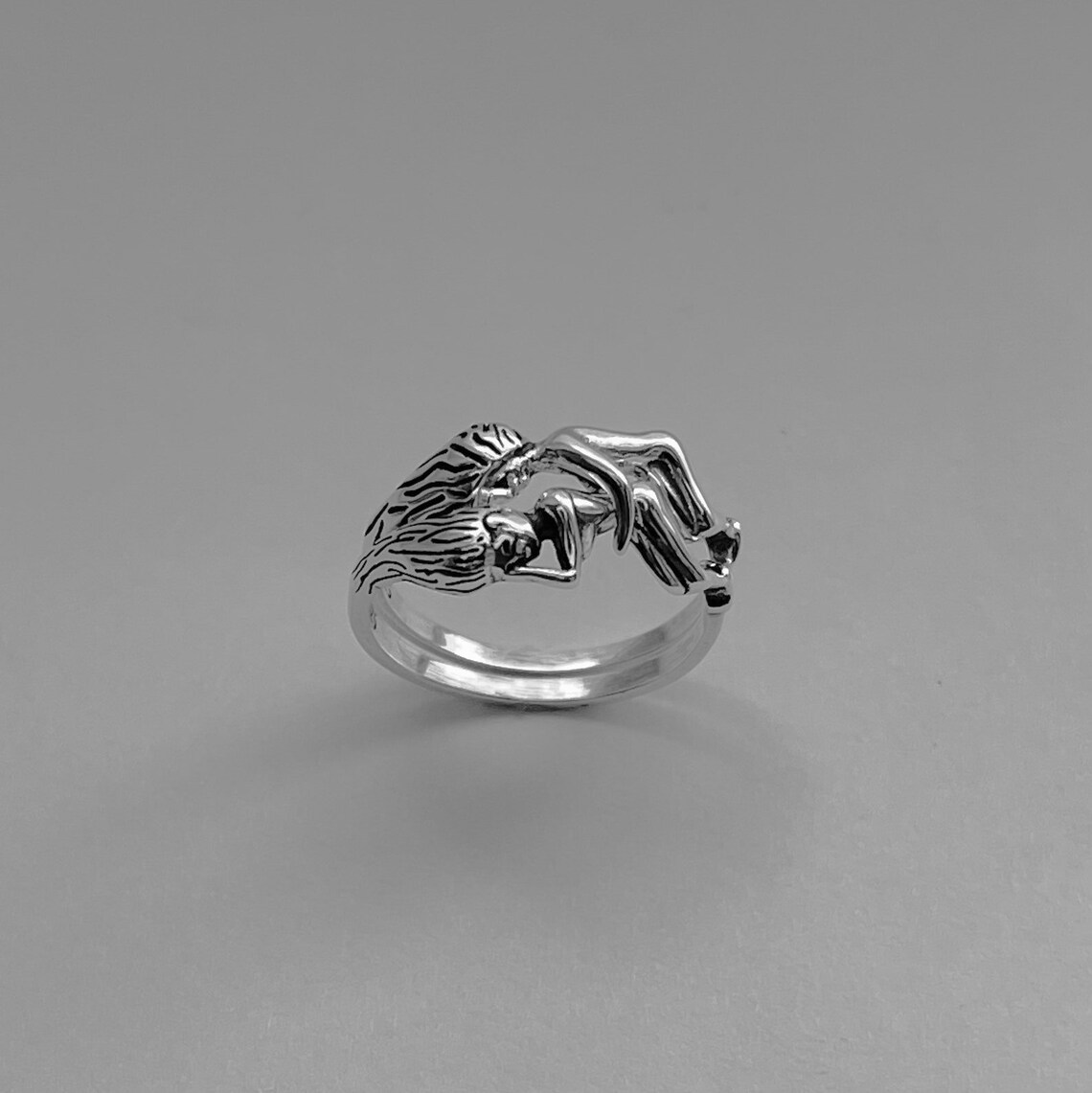 Sterling Silver Lovers Ring, Partners Ring, Couple Ring, Love Ring ...