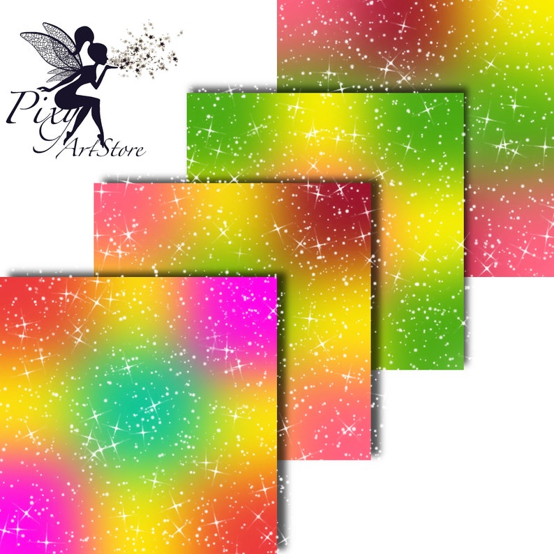 Twilight Fade Ombre Digital Paper, Instant Download, Ombre Paper ...