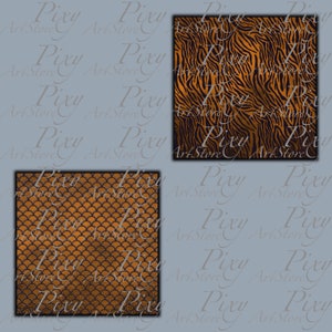 Animal Print Digital Paper Pack, Safari Animal Print, Scrapbook Paper ...