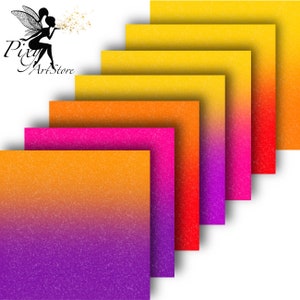 Twilight Fade Digital Paper, Instant Download, Ombre Starry Paper ...
