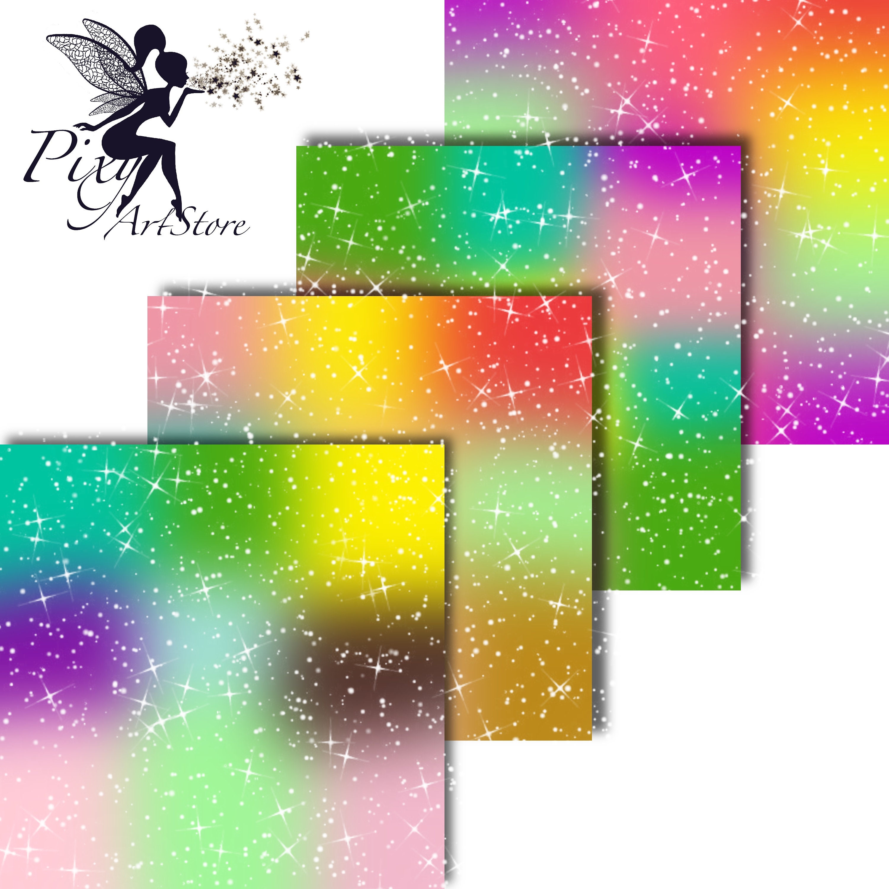 Twilight Fade Ombre Digital Paper, Instant Download, Ombre Paper ...