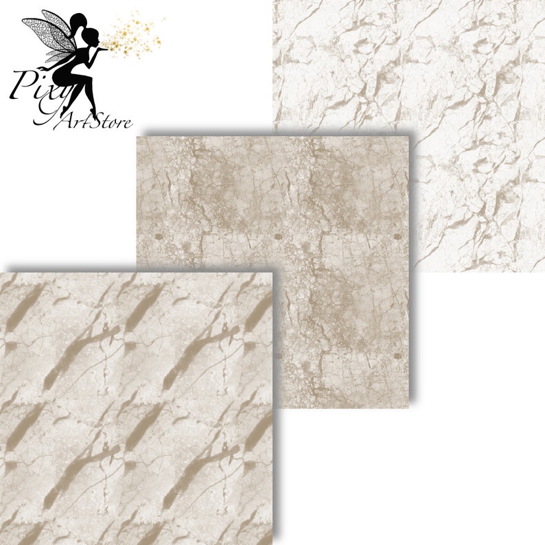 Marble Stone Texture Digital Papers, Beige Marble Paper, Stone Texture Background, Marble ...