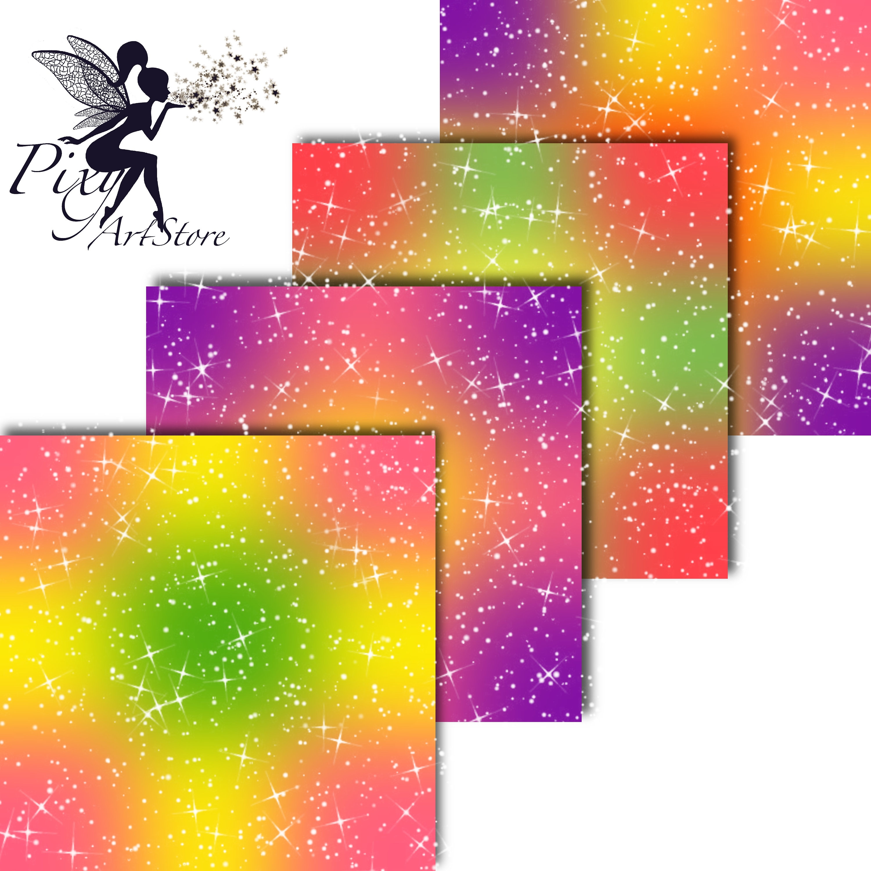 Twilight Fade Ombre Digital Paper, Instant Download, Ombre Paper ...