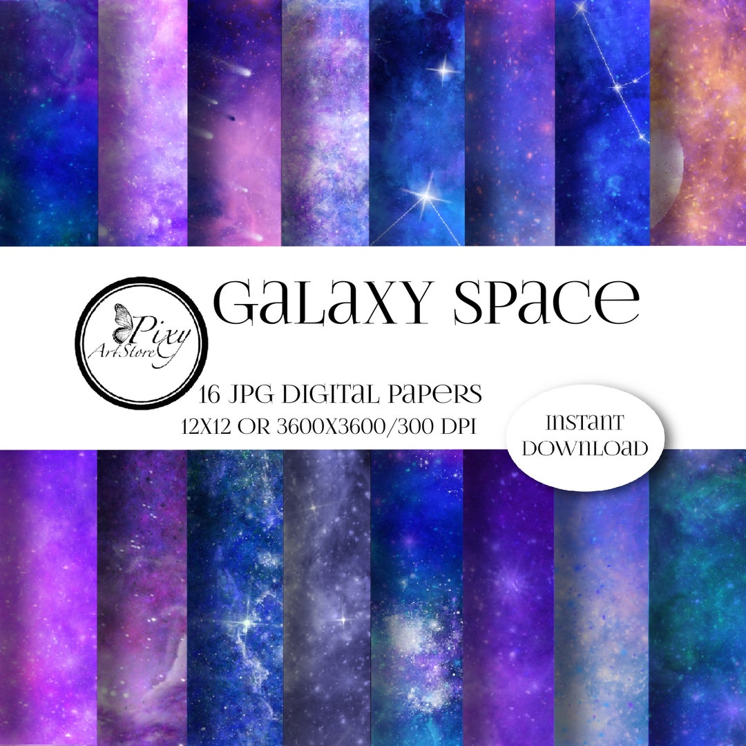Galaxy Digital Papers, Glaxy Space, Fantasy Galaxy Space, Galaxy Texure ...