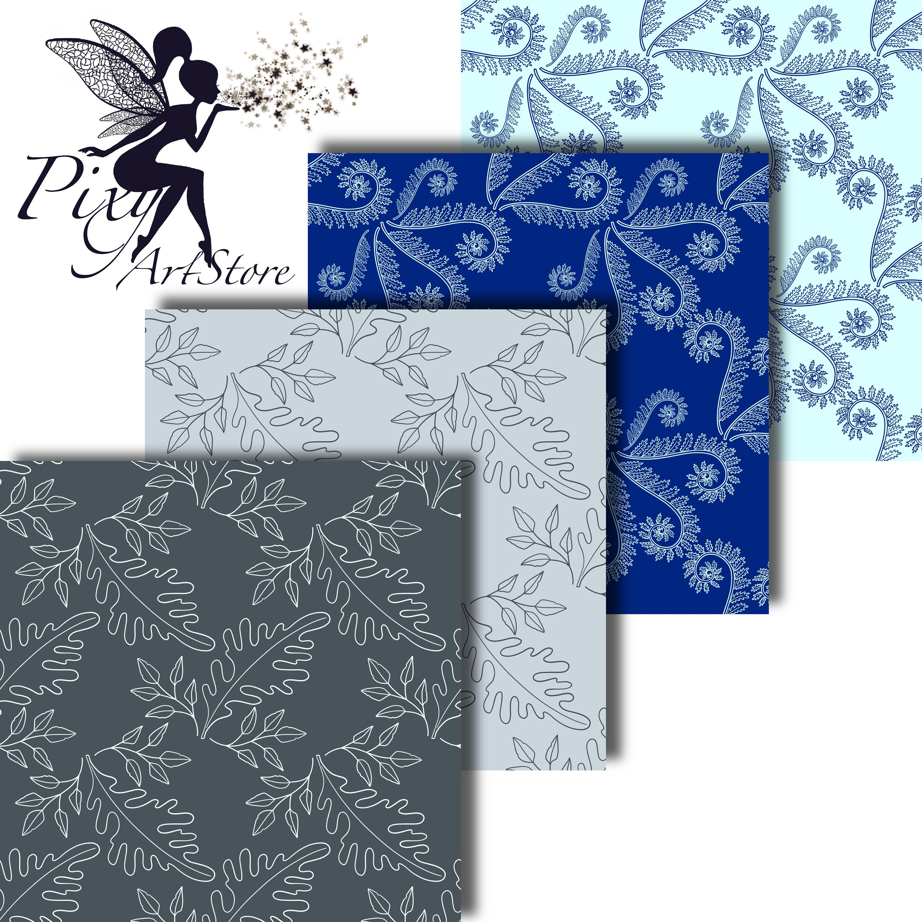 Autumn Digital Papers, Instant Download, Autumn Papers, Autumn Pattern ...