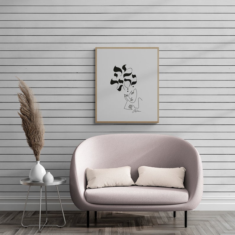 Hebrew Wall Art, Israeli Slang Art, Unframed Line Art Poster, Funny ...