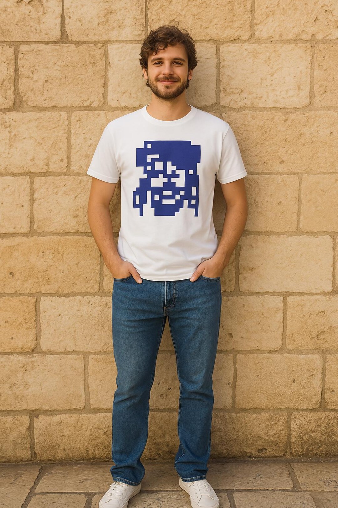 Jewish Heritage Pixel Art – Fun Jewish T-shirt | Israeli Design ...